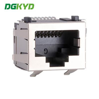 Chine KRJ-56SWDESMTNL Connecteur RJ45 à port unique sans lumière SMT sans interface réseau filtre à vendre