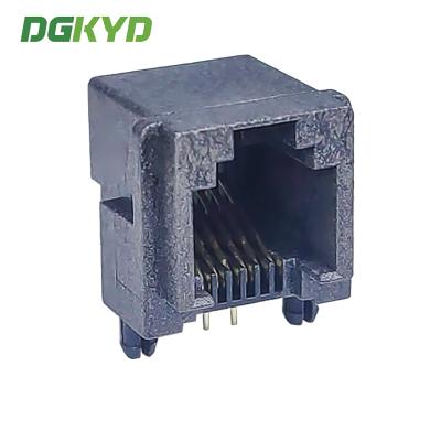 China DGKYD5523A1166IWA8DY5 full plastic light free RJ11 Ethernet connector 6P6C FR52 material for sale