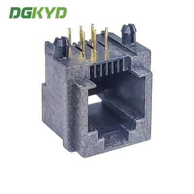 China DGKYD5523A1166IWA8DY5 full plastic light free RJ11 Ethernet connector 6P6C FR52 material for sale
