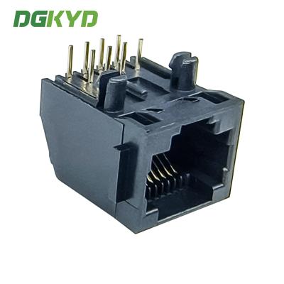 중국 RJ45 커넥터 8P8C 인터페이스 전체 플라스틱 귀 통신 인터페이스 DGKYD5721E1188IWA1DBU4 판매용