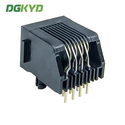 중국 RJ45 커넥터 8P8C 인터페이스 전체 플라스틱 귀 통신 인터페이스 DGKYD5721E1188IWA1DBU4 판매용