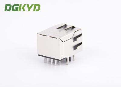 China la etiqueta del 100M abajo protege la sola red JACK con el filtro, G/Y LED del puerto CAT5 RJ45 en venta