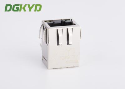 China la etiqueta del 100M abajo protege la sola red JACK con el filtro, G/Y LED del puerto CAT5 RJ45 en venta