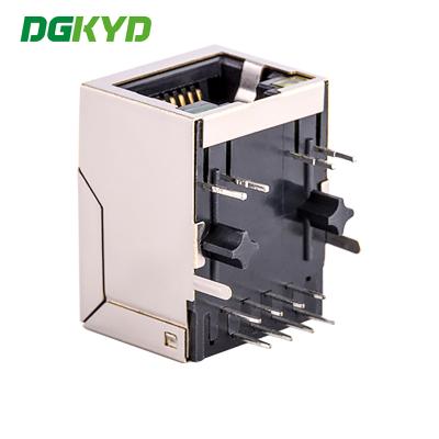 China Protección contra rayos con conector RJ45 de inserción directa de 90 grados con interfaz de protección contra luz DGKYD111B339AB2A1DFL en venta