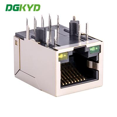 China Protección contra rayos con conector RJ45 de inserción directa de 90 grados con interfaz de protección contra luz DGKYD111B339AB2A1DFL en venta