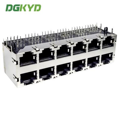 China Conector Rj45 sin filtro, interfaz modular de enchufe Ethernet DGKYD59212688HWA1DY1A022 en venta