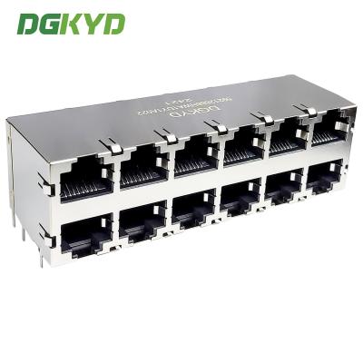 China Conector Rj45 sin filtro, interfaz modular de enchufe Ethernet DGKYD59212688HWA1DY1A022 en venta