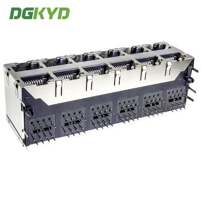 China Conector Rj45 sin filtro, interfaz modular de enchufe Ethernet DGKYD59212688HWA1DY1A022 en venta
