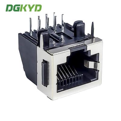 중국 DGKYD5722E1188GWA1DB3B PCB 소켓 DIP RJ45 커넥터 구멍을 통해 솔더 판매용