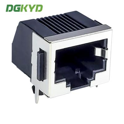 중국 DGKYD5722E1188GWA1DB3B PCB 소켓 DIP RJ45 커넥터 구멍을 통해 솔더 판매용