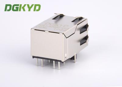 China 1x1 de hefboom rj45 van het lusje omhoog gigabit netwerk met Transformator/interne magnetics Rj45 Te koop