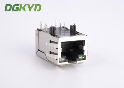 China 1x1 de hefboom rj45 van het lusje omhoog gigabit netwerk met Transformator/interne magnetics Rj45 Te koop