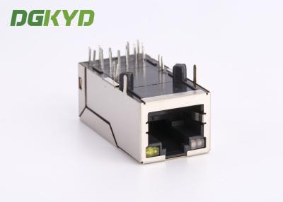 중국 주문 단 하나 항구 33.0mm Rj45 랜 잭의 1000BASE 마이크로 rj45 연결관 PoE 판매용