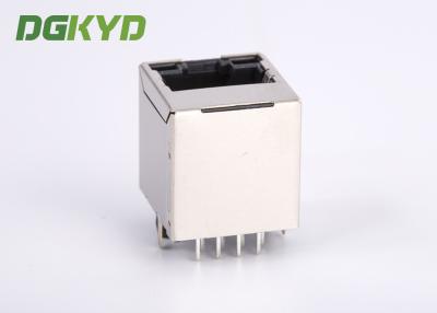 China Proteja la sola entrada 100Base - TX del top del conector del Lan Jack del puerto Rj45 con el LED en venta