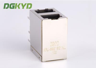 Cina KRJ -5921S21NL ha protetto Rj45 il connettore 8 Pin Modular Jack che 2x1 ha sfalsato la pila Jack in vendita