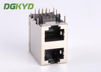 Cina KRJ -5921S21NL ha protetto Rj45 il connettore 8 Pin Modular Jack che 2x1 ha sfalsato la pila Jack in vendita