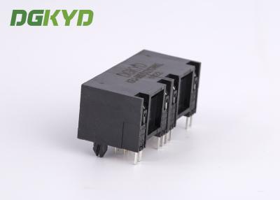 China KRJ-56S1X2YGWKNL Tab Up Ganged Two Port Gigabit Ethernet Rj45 Lan Jack For UTP en venta