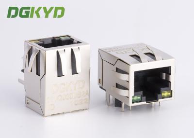 China 1 Magnetics integrado portuario RJ45 Jack With Transformer conector de Netowrk de 1000 megabits en venta