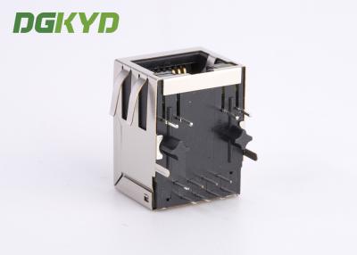 China 100 conector modular BAJO de la telecomunicación RJ45 con el OEM interno del transformador en venta