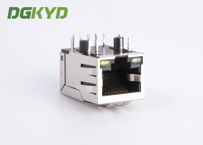 China 100 conector modular BAJO de la telecomunicación RJ45 con el OEM interno del transformador en venta