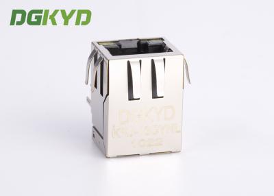 China 100 conector modular BAJO de la telecomunicación RJ45 con el OEM interno del transformador en venta