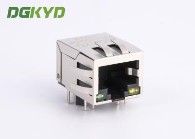 China 100 conector modular BAJO de la telecomunicación RJ45 con el OEM interno del transformador en venta
