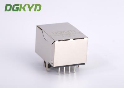 China 1x1 solo 90 grados portuario 8P8C RJ45 Jack 10/100Base con el RJ45 modificado para requisitos particulares transformador con el transformador en venta