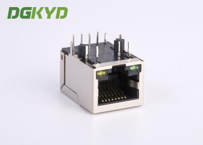 China 1x1 solo 90 grados portuario 8P8C RJ45 Jack 10/100Base con el RJ45 modificado para requisitos particulares transformador con el transformador en venta
