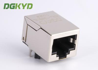 China Conector femenino Jack de Ethernet RJ45 del solo puerto con el filtro del aislamiento en venta