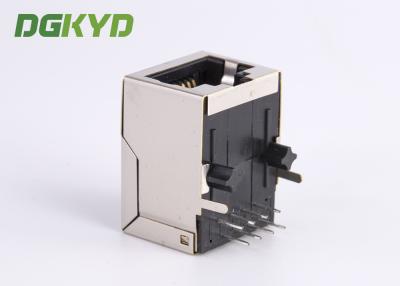 China Conector femenino Jack de Ethernet RJ45 del solo puerto con el filtro del aislamiento en venta