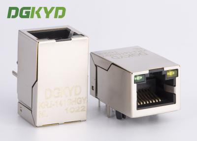 China conector magnético 8P8C RJ45 del megabit 100Mb con el transformador para el puente neto en venta