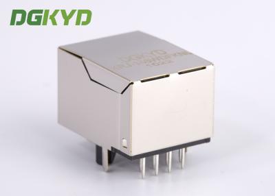 China Kundengebundenes 10/100base - modulares Verbindungsstück T RJ45 mit Tab Down des Transformator-1 x 1 zu verkaufen