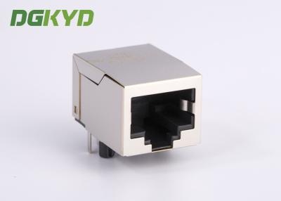 China Kundengebundenes 10/100base - modulares Verbindungsstück T RJ45 mit Tab Down des Transformator-1 x 1 zu verkaufen