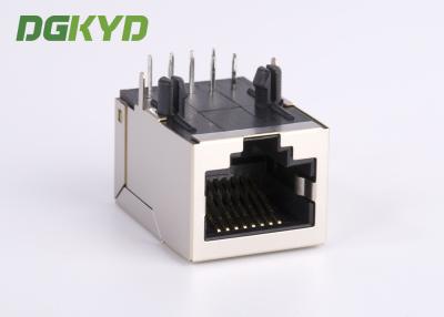 China Kundengebundenes 10/100base - modulares Verbindungsstück T RJ45 mit Tab Down des Transformator-1 x 1 zu verkaufen