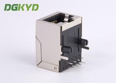 China Kundengebundenes 10/100base - modulares Verbindungsstück T RJ45 mit Tab Down des Transformator-1 x 1 zu verkaufen
