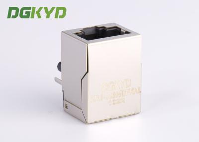 China Kundengebundenes 10/100base - modulares Verbindungsstück T RJ45 mit Tab Down des Transformator-1 x 1 zu verkaufen