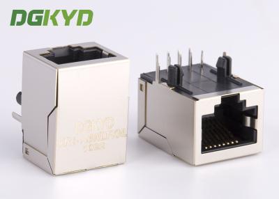 China Kundengebundenes 10/100base - modulares Verbindungsstück T RJ45 mit Tab Down des Transformator-1 x 1 zu verkaufen
