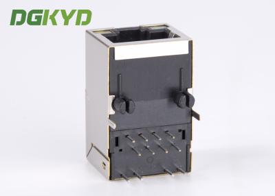China puerto Ethernet del enchufe modular RJ45 del Magnetics 100BASE con el transformador discreto en venta