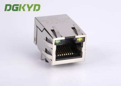 China 1x1 escogen el enchufe modular manetic G/Y del gato 5 del conector 100Mb de Ethernet del puerto RJ45 llevado en venta