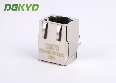 China el golpecito de la longitud de 21.3m m abajo del RJ45 protegió el conector sin el transformador para la tarjeta neta en venta