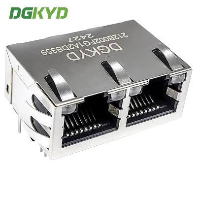 China Conector de red RJ45 Puerto doble 100 Mbps Interfaz integrada 30U DGKYD212B002FG1A2DB359 en venta