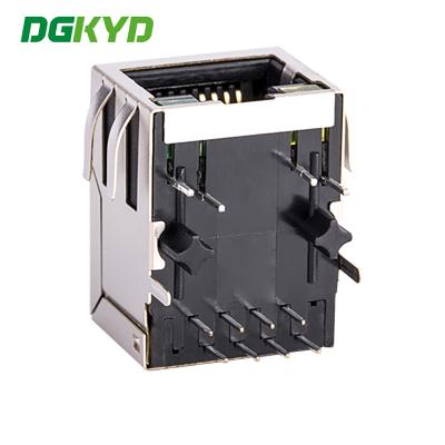 China Equipo de comunicación RJ45 puerto Ethernet 100Mbps transformador de red integrado KRJ-022NL en venta