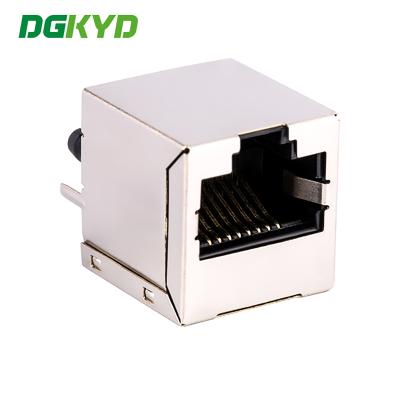 China RJ45 100Mbps 180-Grad-Direkt-Einsatz-Netzwerkanschluss 8PIN-Vertikalsteckdose DGKYD511B002GWA8D zu verkaufen