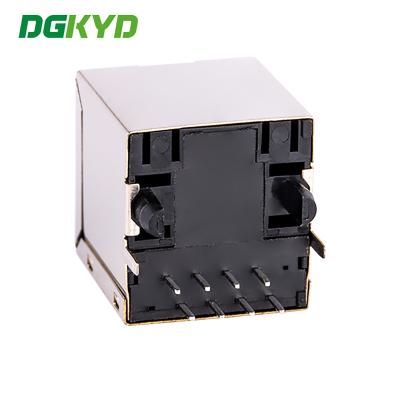 China RJ45 100Mbps 180-Grad-Direkt-Einsatz-Netzwerkanschluss 8PIN-Vertikalsteckdose DGKYD511B002GWA8D zu verkaufen