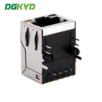 China Puerto inverso RJ45 conector de puerto de red 100Mbps transformador de red integrado DGKYD211B014FD1A4DZ en venta