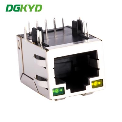 China Puerto inverso RJ45 conector de puerto de red 100Mbps transformador de red integrado DGKYD211B014FD1A4DZ en venta