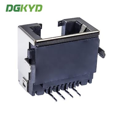 China Panel de hundimiento RJ45 SMT 8.8 sin blindaje de banda de luz 8P8C tipo de inserción directa DGKYDCB881188GWWA6DB1075 en venta