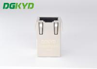 Κίνα Δευτερεύον βούλωμα 100 ενσωματωμένο μεγαμπάιτ φίλτρο 1 λιμένας RJ45 90 βαθμός προς πώληση