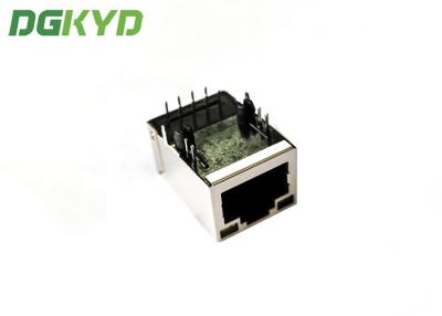 China Sola ETIQUETA portuaria RJ45 ENCIMA del conector de la red con el LED en venta