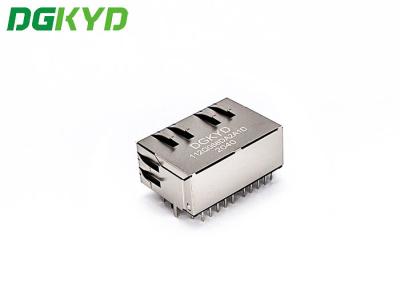 China conector de Ethernet de 1X2 8P10C TAB Down RJ45 con el LED en venta
